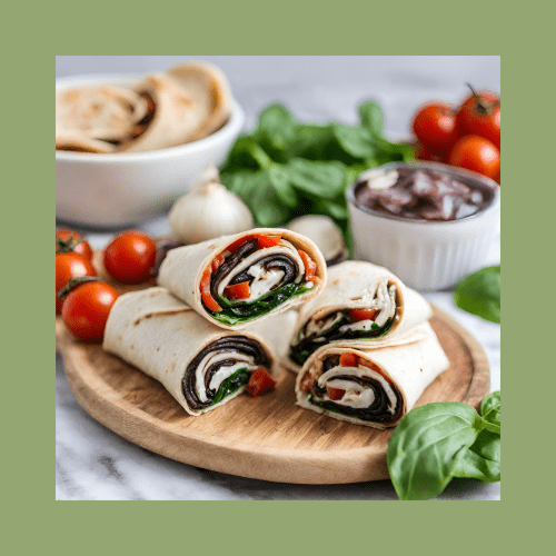 Mediterranean pinwheel wraps | My Nutrition Clinic